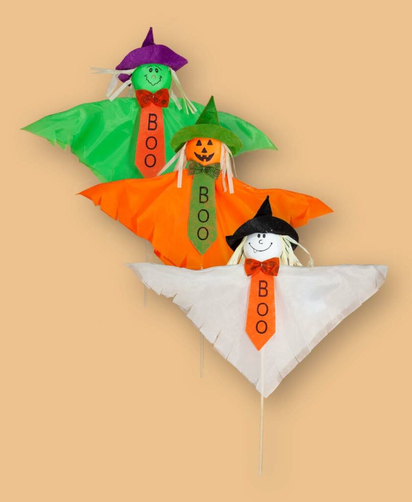 20" Halloween Sheer Figure Stakes - Orman Inc.