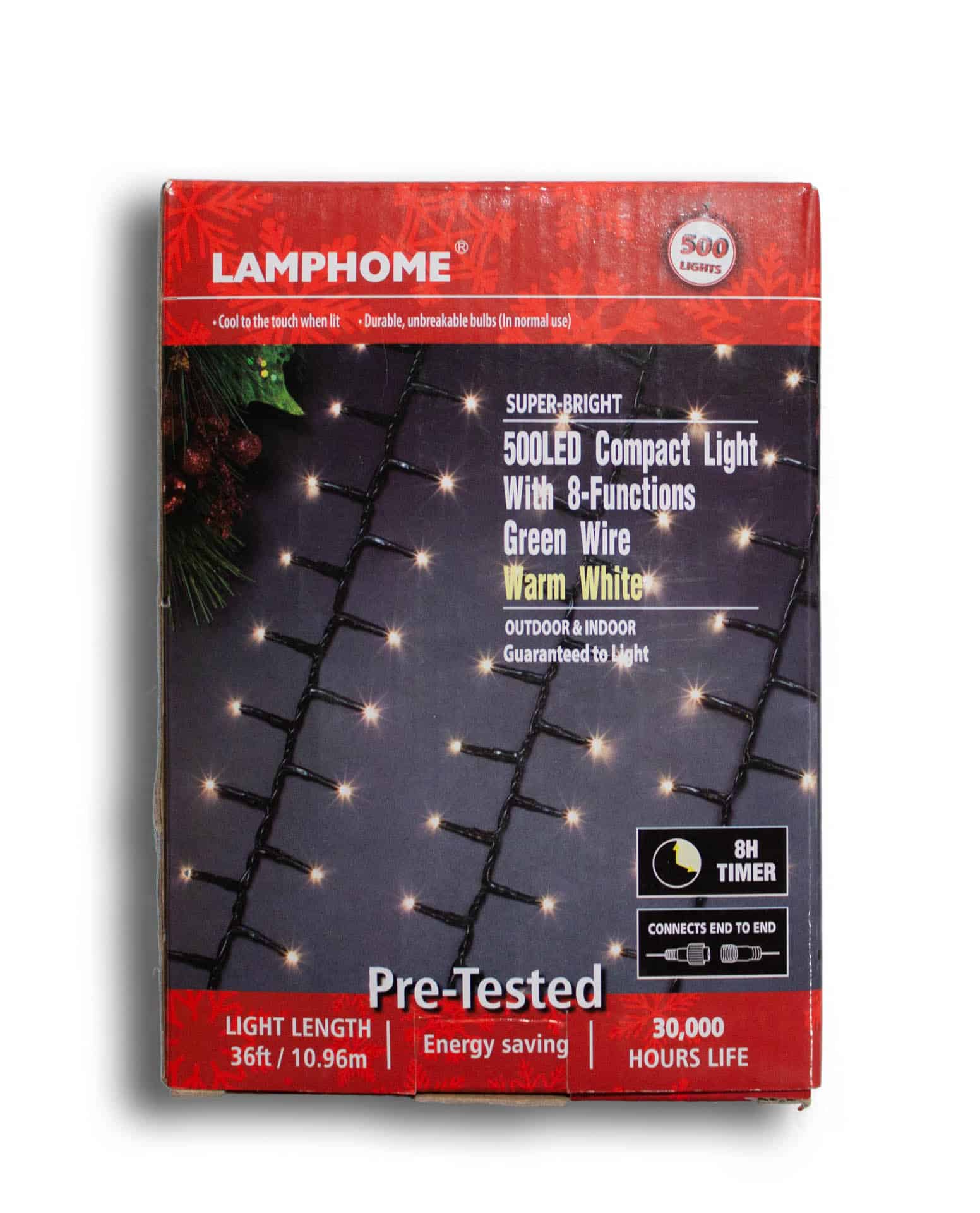 500 LED 8 Function Warm White Set - Orman Inc.