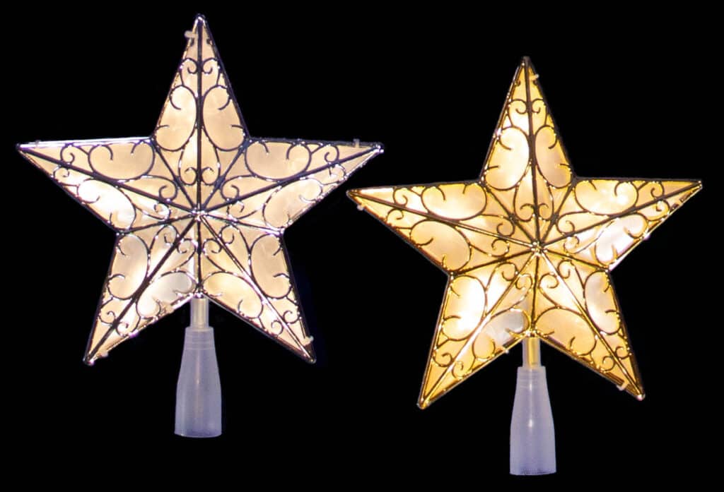 9" Star Tree Topper - Orman Inc.
